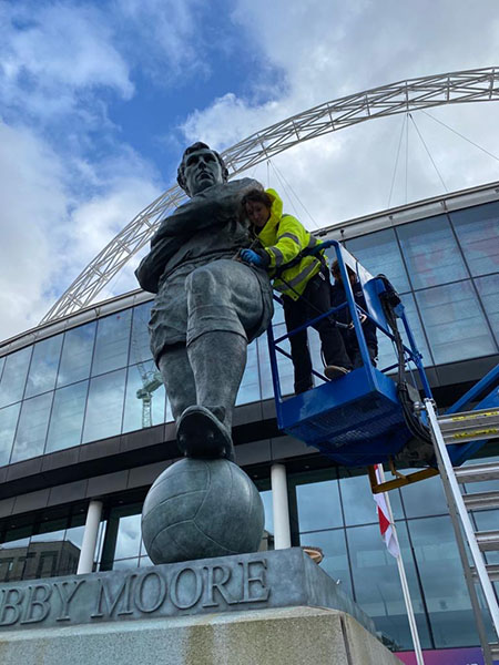 Cleaning Bronze Statues - Antique Bronze